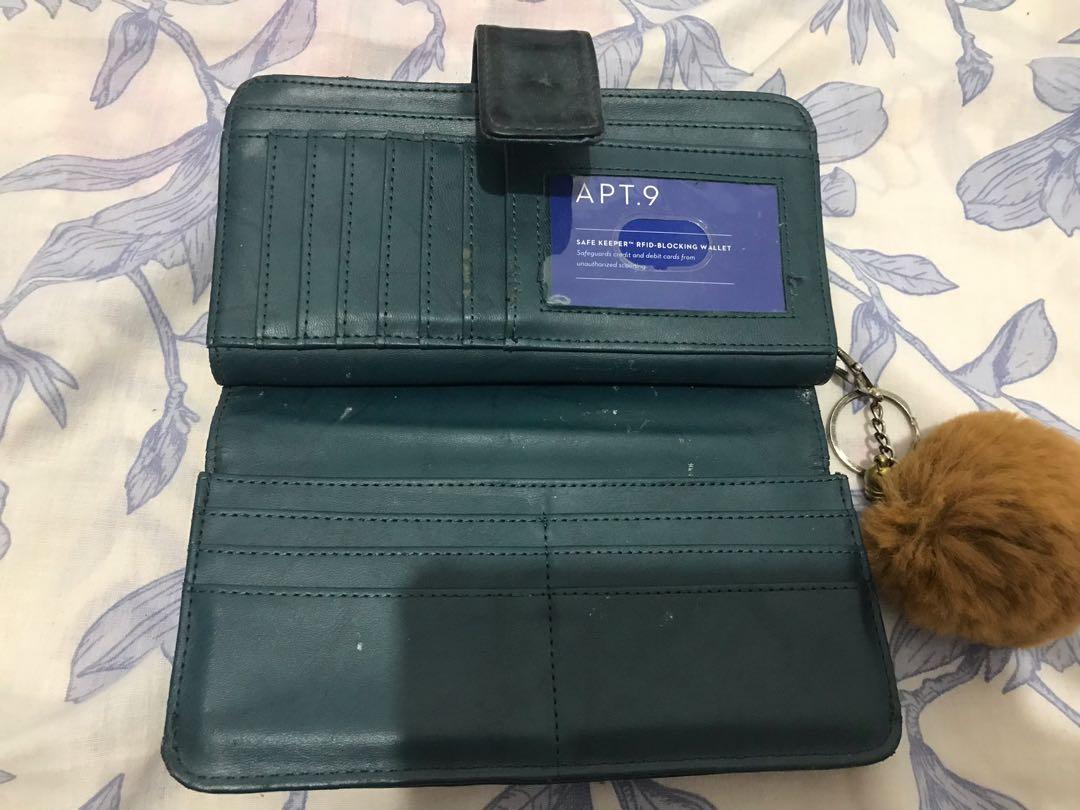 Apt.9 Safe keeper RFID- Blocking Wallet Genuine Leather, Women's ...