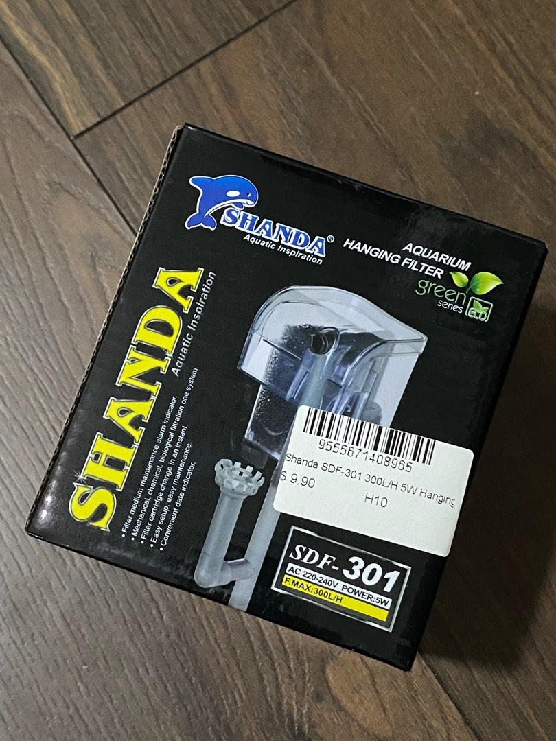 Aquarium Hanging Filter (Shanda SDF-301), Pet Supplies, Homes & Other Pet Accessories on Carousell