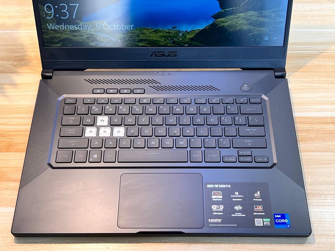 Asus Tuf Dash F15 FX516P-HN021T i7-11th Gen 8GB RAM 512GB SSD RTX 3050 4GB FULL HD 144Hz GSync ...