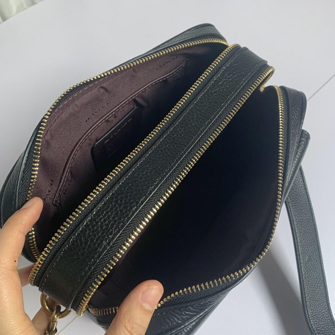 Authentic coach Classic Pebbled Leather Texture CASSIE Camera Bag ...