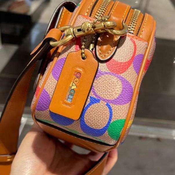 Authentic coach Pebble Leather Texture CASSIE Camera Bag, Women's ...