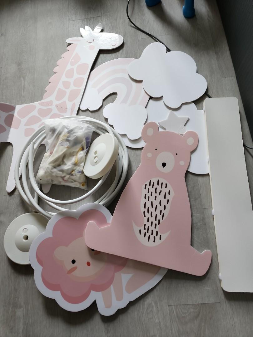 Balloon garland arch,animal standees and cake stand for birthday party ...