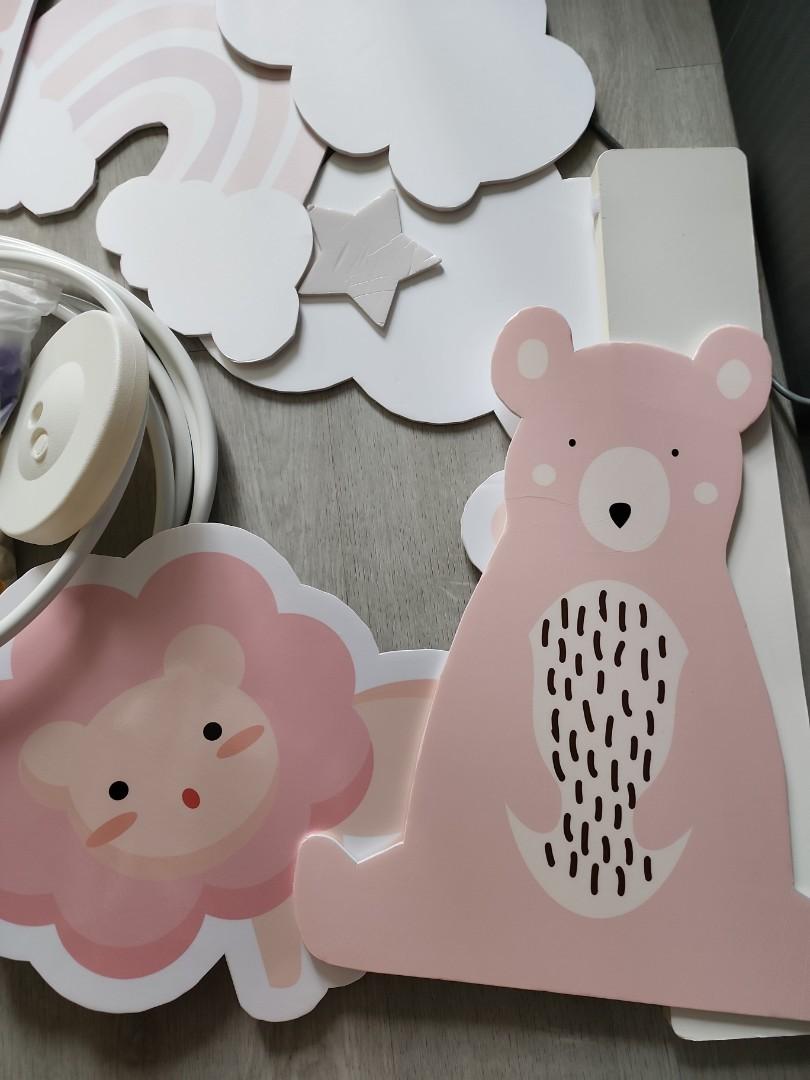 Balloon garland arch,animal standees and cake stand for birthday party ...