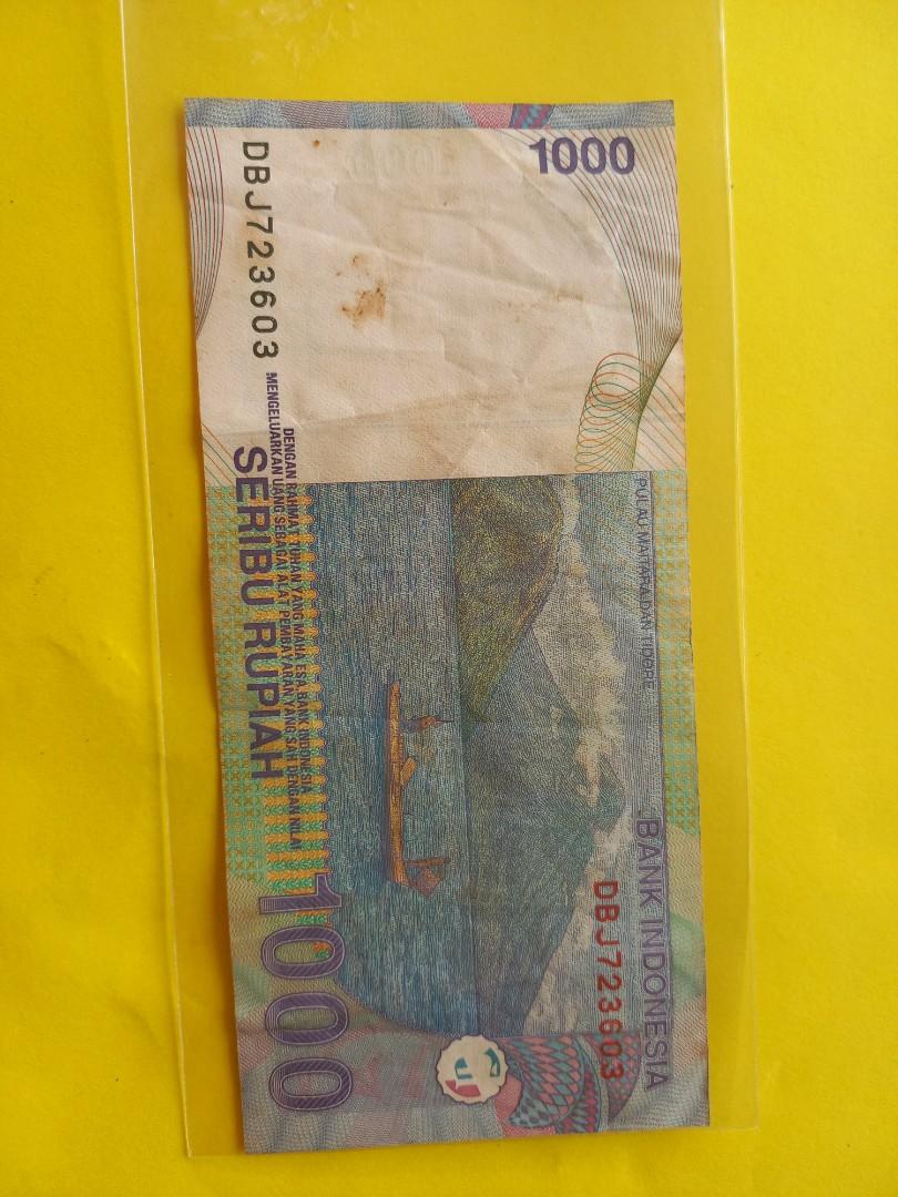 Banknotes indonesia 1000 rupiah, Hobbies & Toys, Collectibles ...