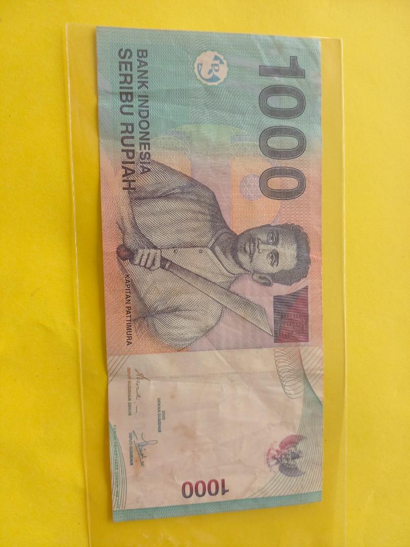 Banknotes indonesia 1000 rupiah, Hobbies & Toys, Collectibles ...
