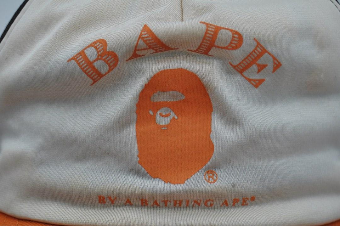 Bape - Ape Head Logo Trucker Cap, Men's Fashion, Watches & Accessories ...