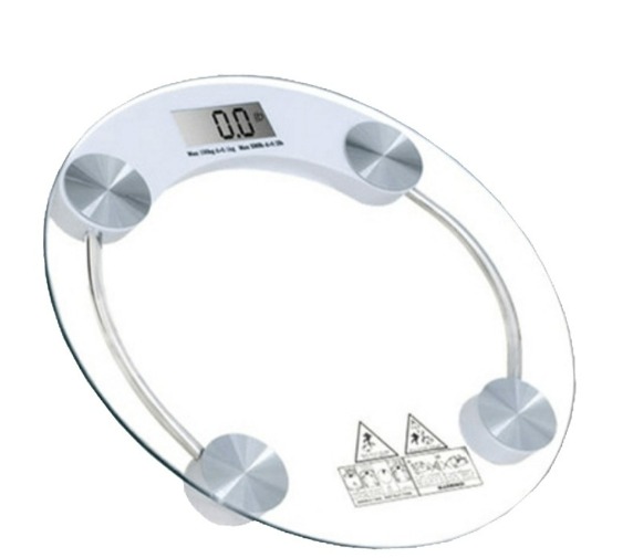 Basic Round Weighing Scale, Health & Nutrition, Health Monitors ...