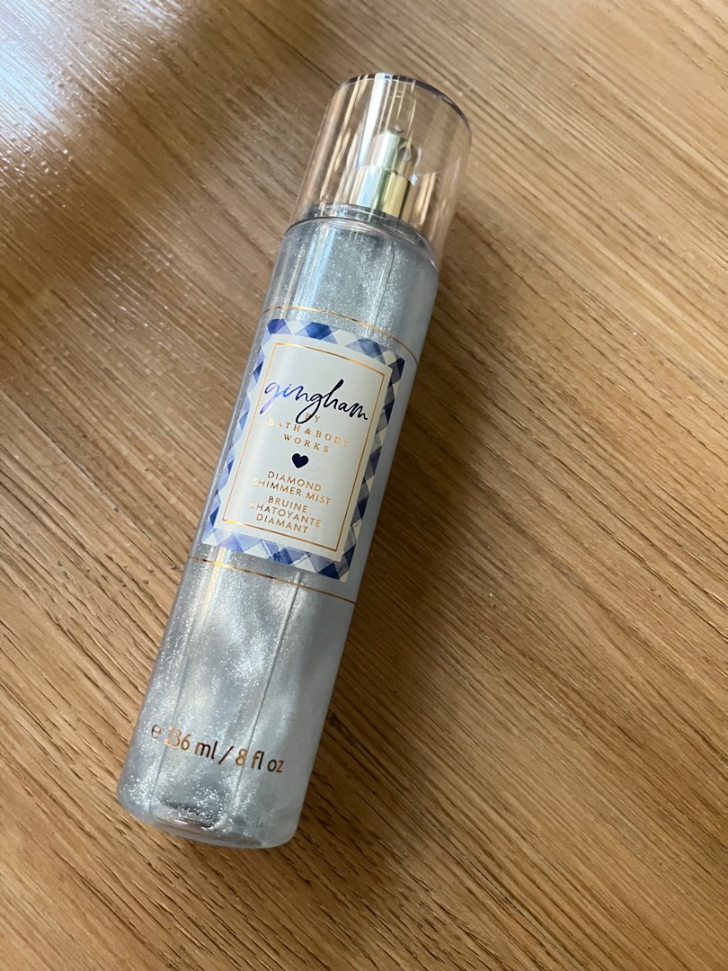 Bath And Body Works Gingham With Diamond Shimmer Beauty And Personal Care