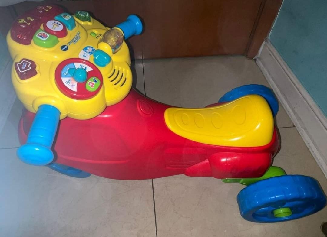 BB 車仔 Vtech 非淘寶 3輪電單車 音樂學行車 正常操作 有音樂 music car baby bike easy to play 可予10 個月到3歲玩, 兒童＆孕婦用品, 嬰兒玩具 ...