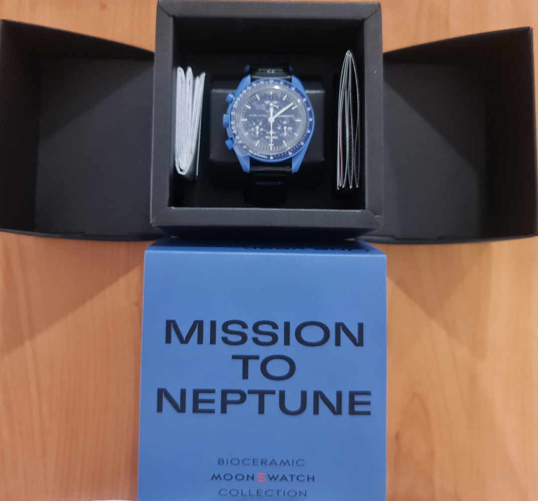 [BNIB]Swatch x Omega x Neptune, Luxury, Watches on Carousell