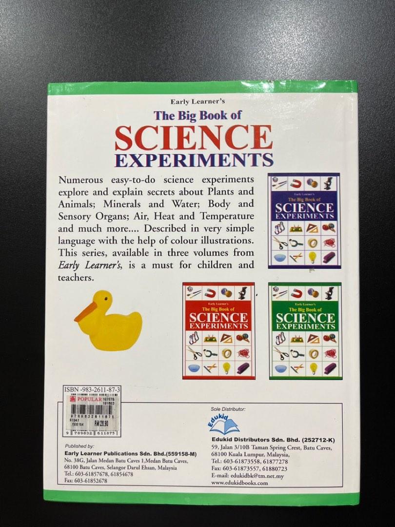 Book of Science Experiments, Hobbies & Toys, Books & Magazines ...