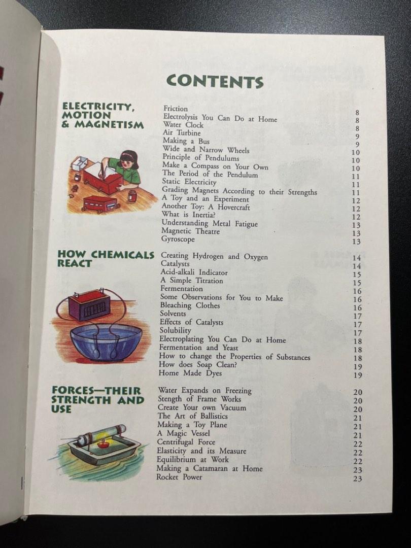 Book of Science Experiments, Hobbies & Toys, Books & Magazines ...