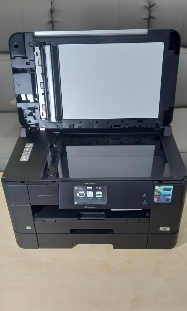 Brother A3 printer MFC-J2720DW (Come with cartridge, ink can be refillable)( This printer can ...