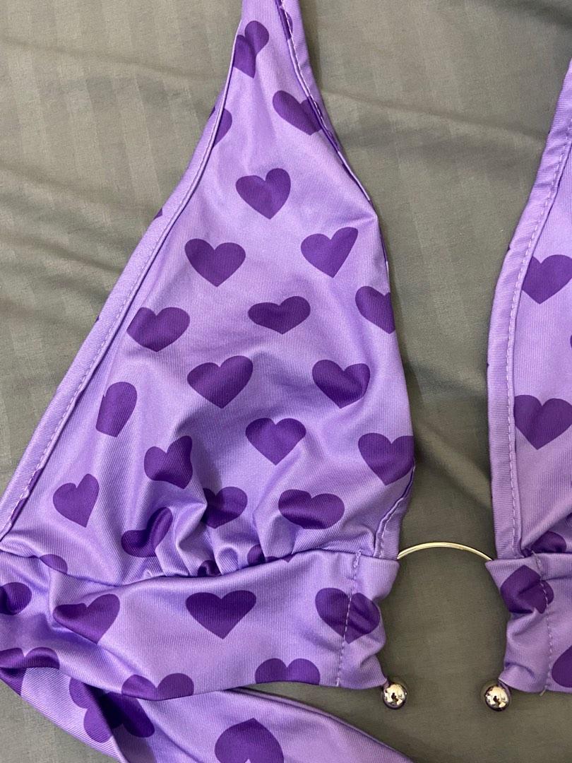 Cami Top / Backless Top / Vintage Top / Heart Print O-Ring Tie Backless ...