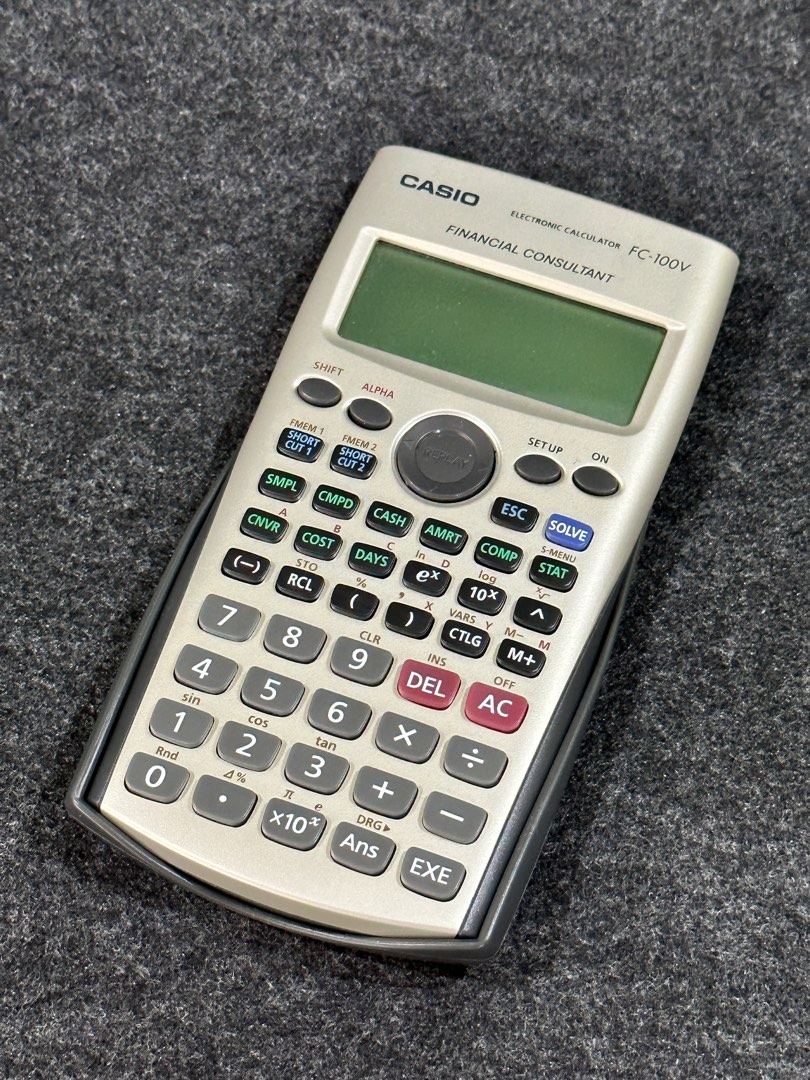 Casio Financial Calculator FC100V, Computers & Tech, Office & Business ...
