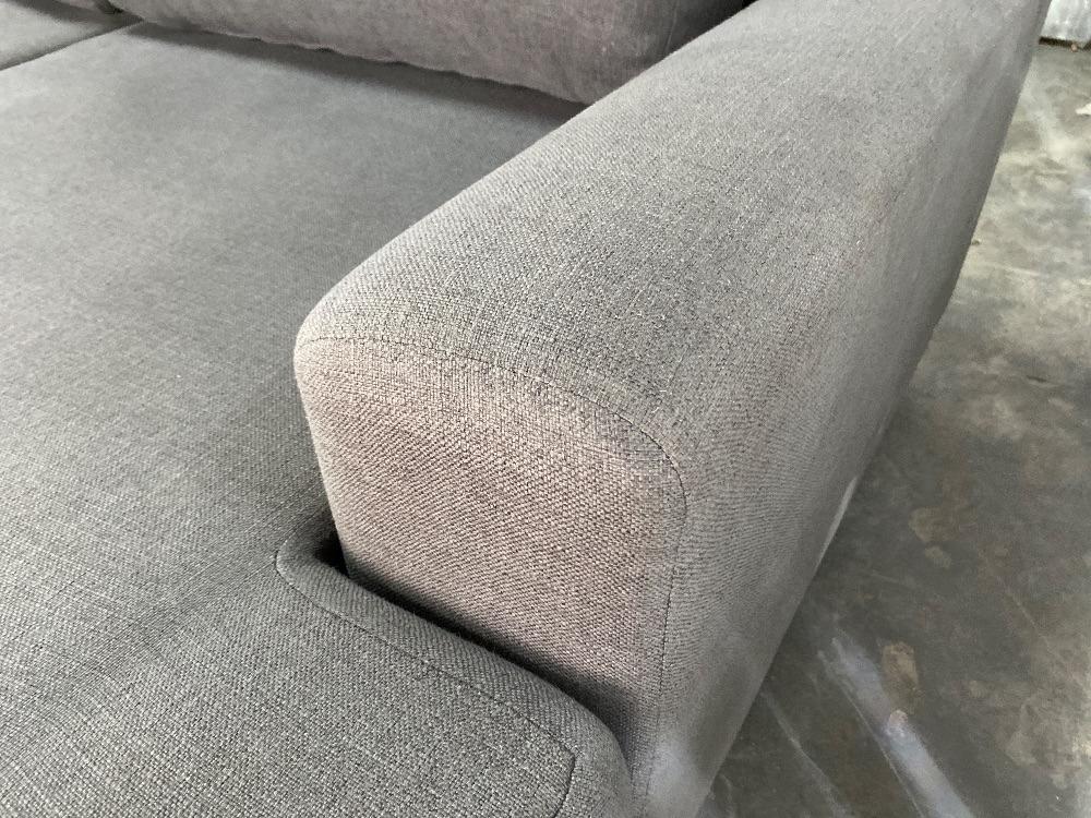 CELLINI 3 Seater L-Shaped Sectional Sofa Light Grey Colour / CELLINI 3 ...