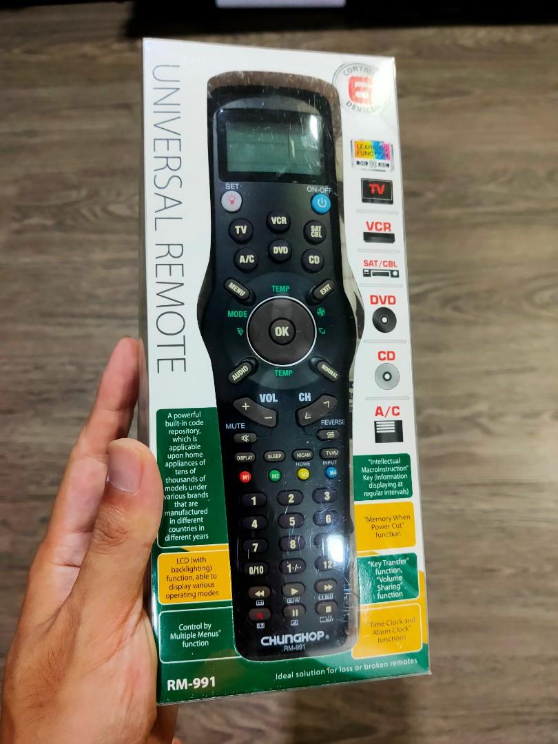 Chunghop Rm991 Smart Universal Remote Control Multifunctional Learning