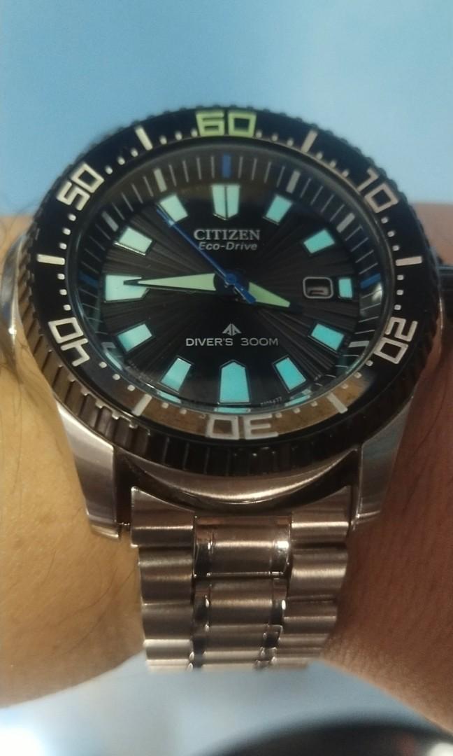 Citizen Eco Drive Divers Watch 300m (Solar Powered), Men's Fashion ...