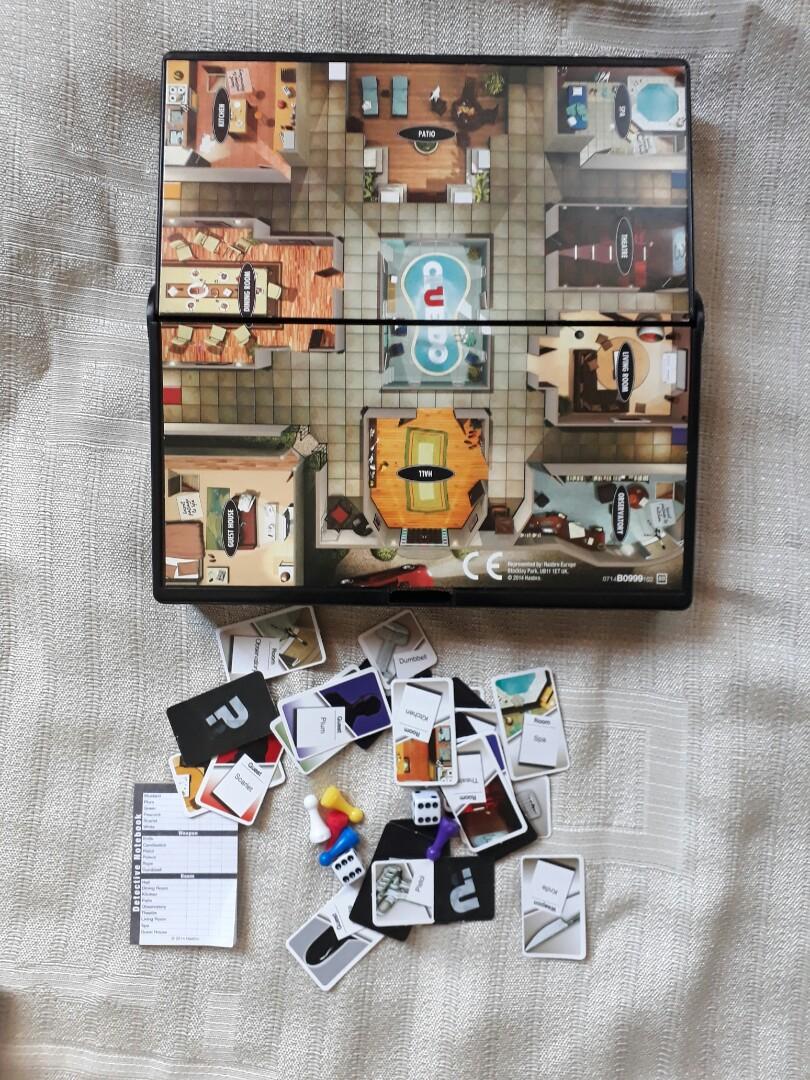 Cluedo game card"Cluedo grab & go", Hobbies & Toys, Toys & Games on ...