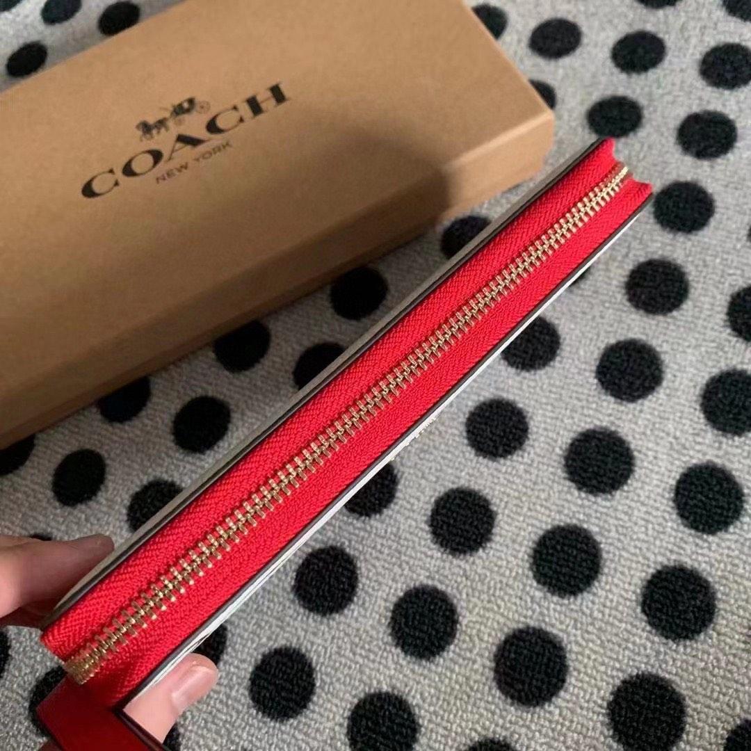 Coach Disney Mickey Mouse X Keith Haring Long Zip Around Wallet C7800 ...