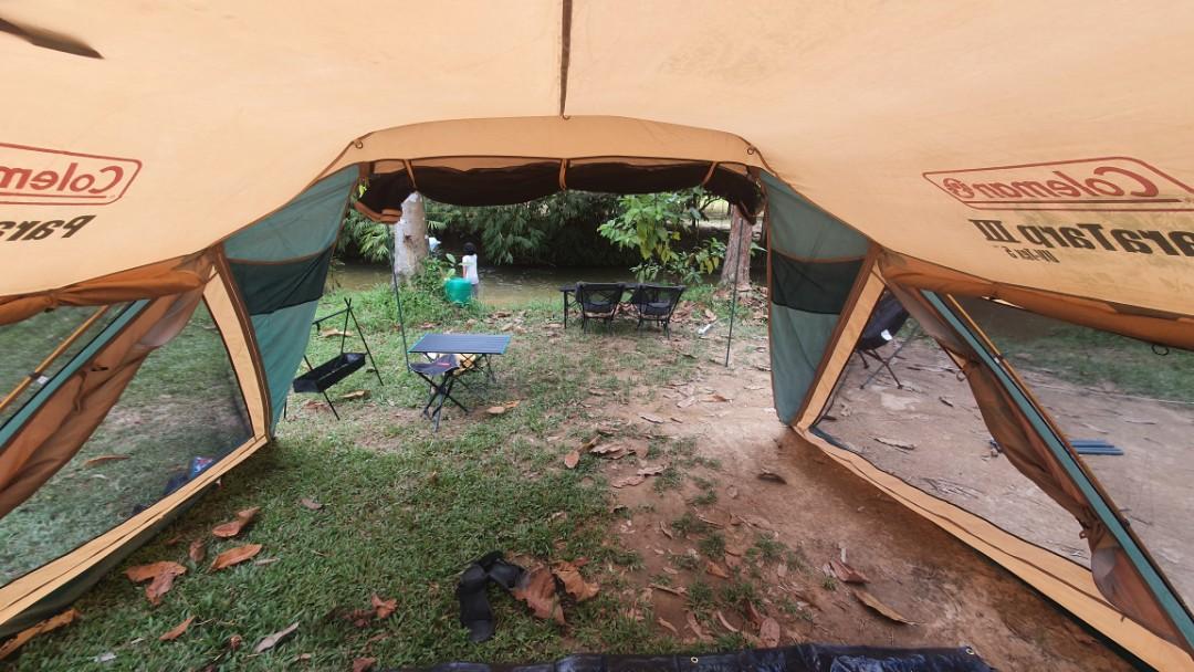 Coleman paratarp 3 uv tex5, Sports Equipment, Hiking & Camping on Carousell