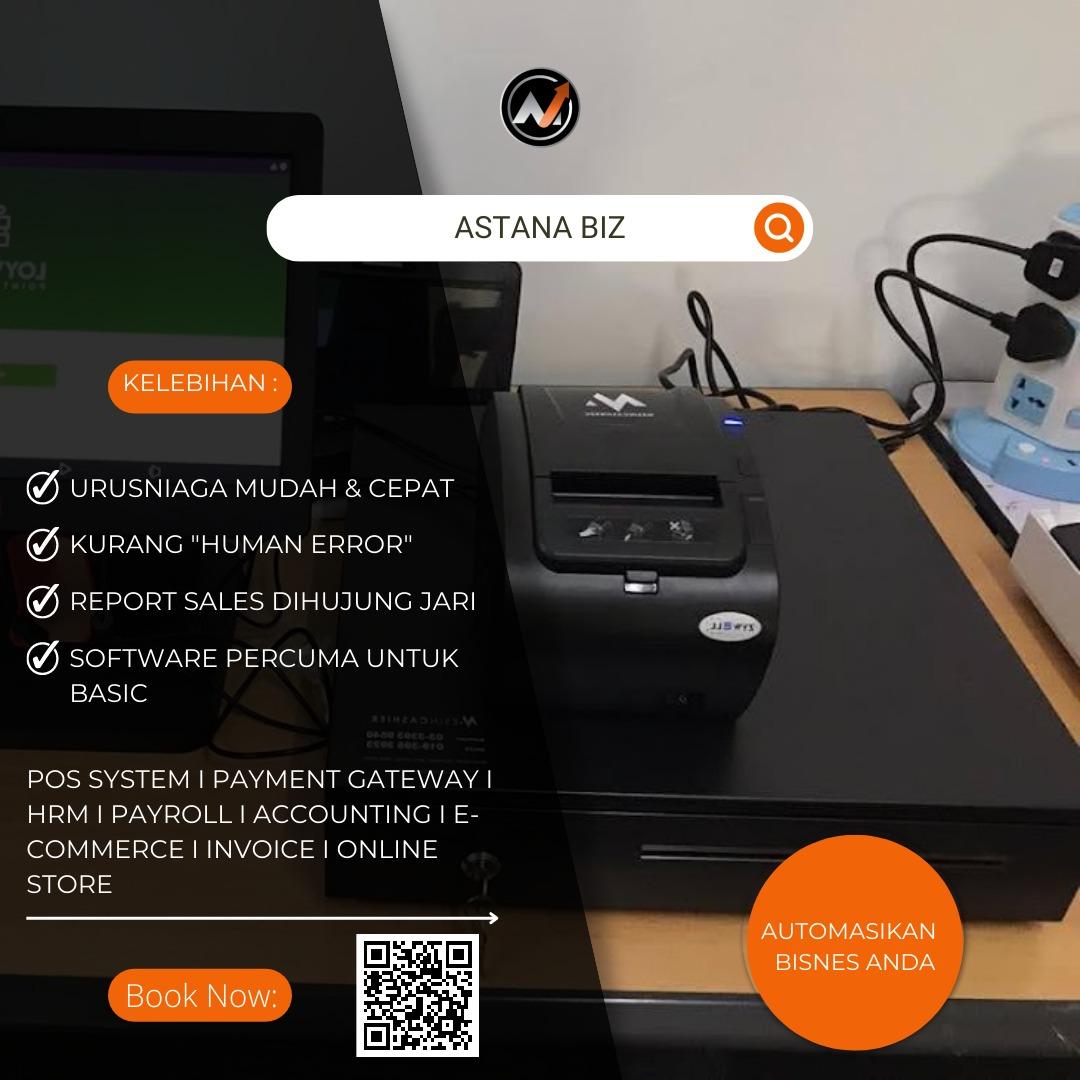 COMPLETE SET POS SYSTEM MESIN CASHIER KAUNTER, Computers & Tech, Office ...