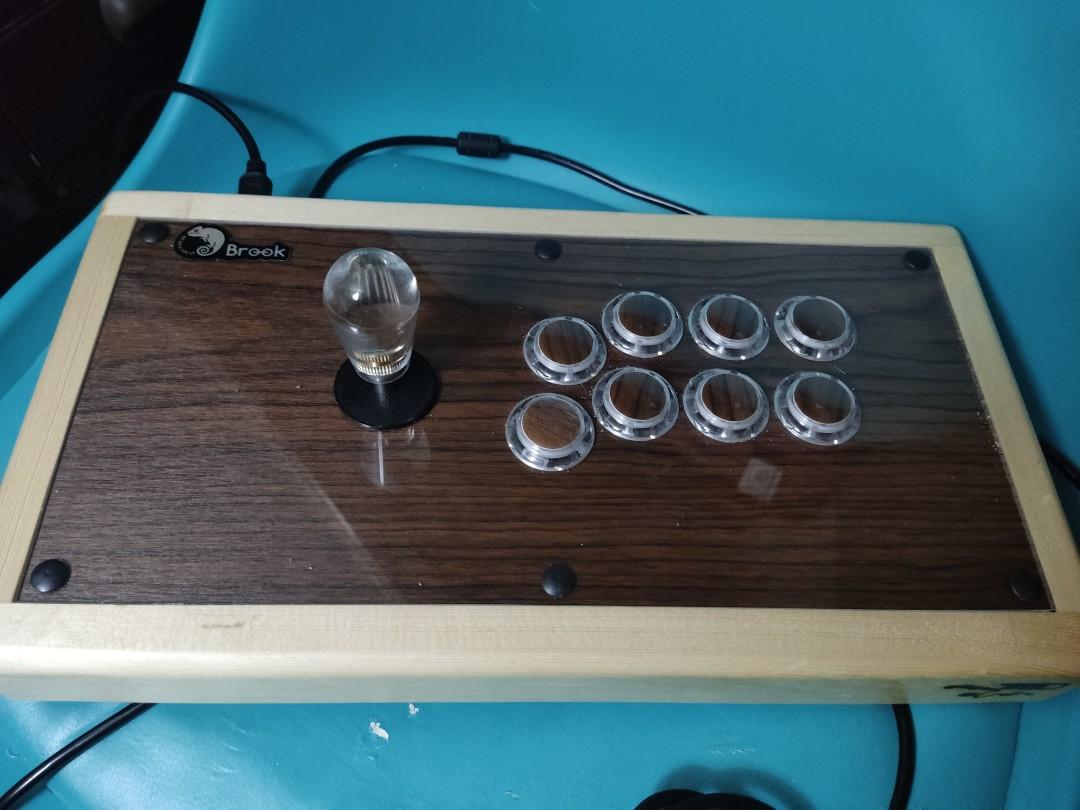 Custom fighting stick with Crazy Dongpal Crown lever and Brooks board ...