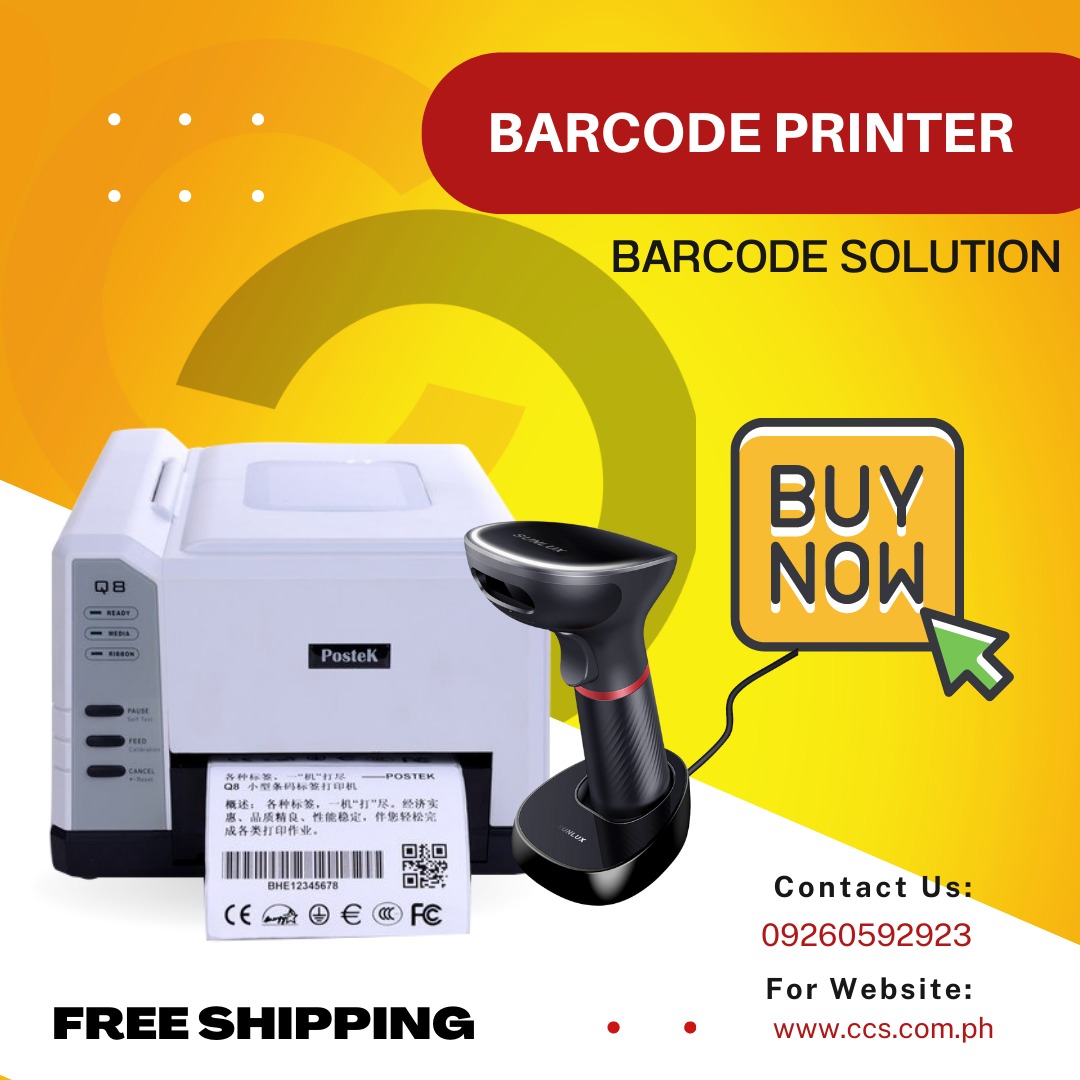 DESKTOP BARCODE PRINTER & WIRELESS 2D SCANNER, Computers & Tech ...