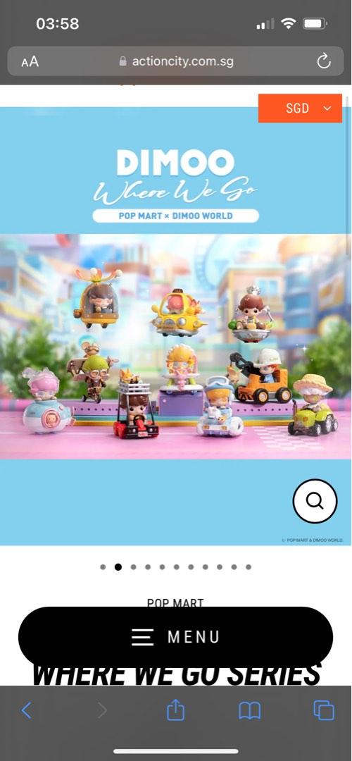 Dimoo Where We Go series dream glider, Hobbies & Toys, Toys & Games on ...