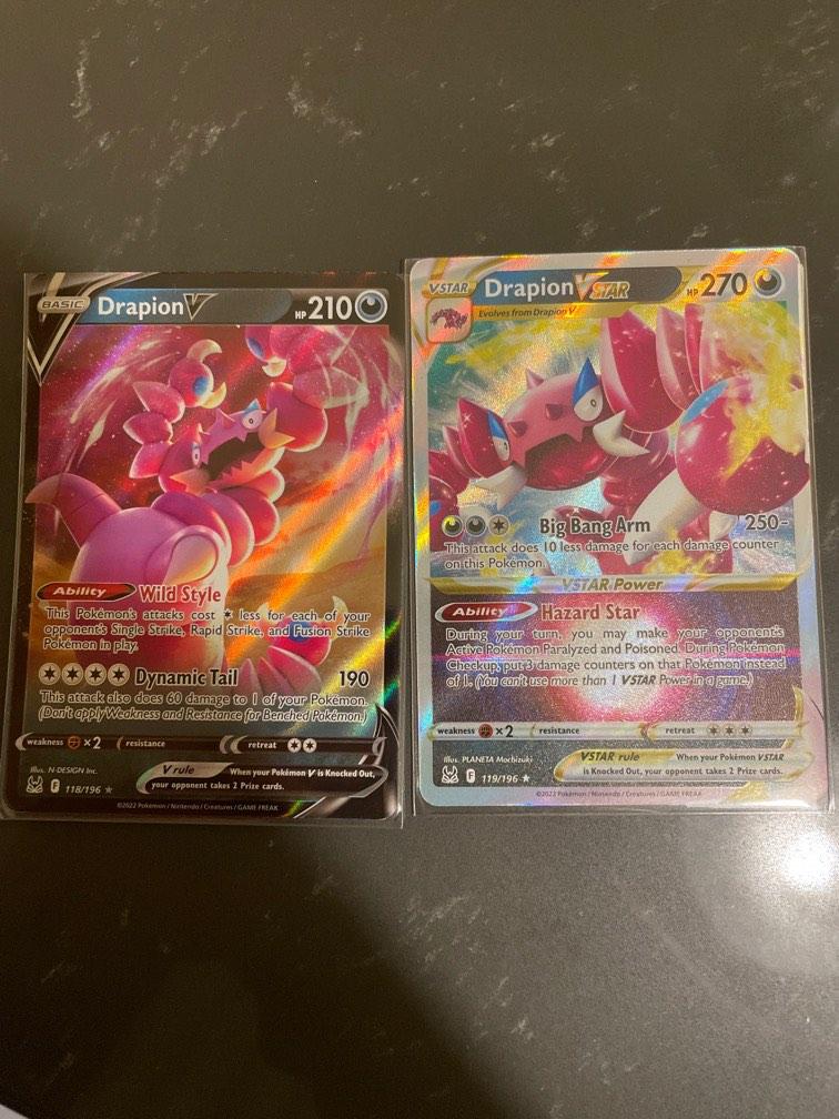 Drapion vstar set lost origins, Hobbies & Toys, Toys & Games on Carousell