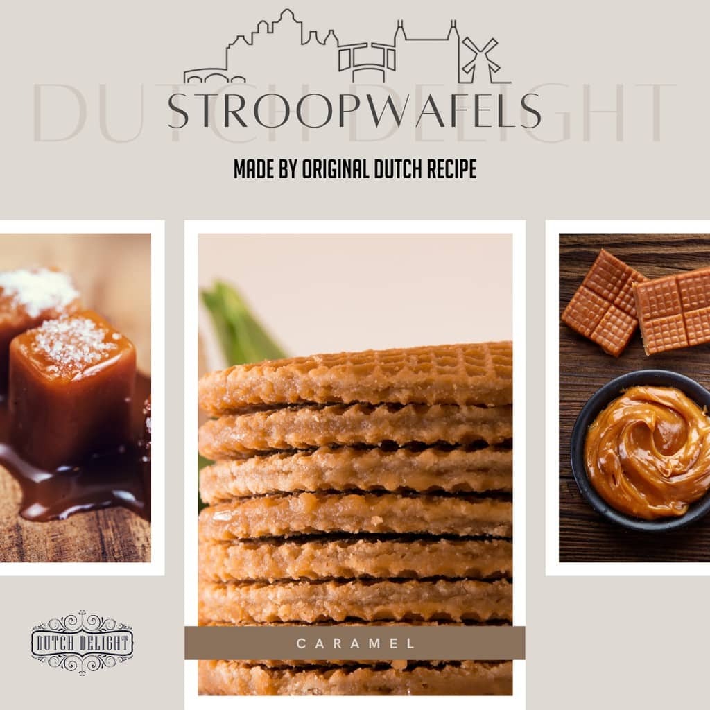 Dutch Delight Stroopwafels Caramel Single Pack, 40 grams/Made by ...