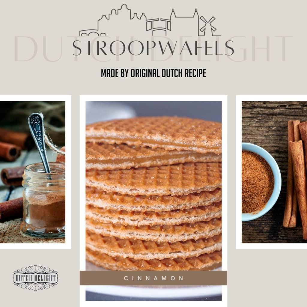 Dutch Delight Stroopwafels Cinnamon Single Pack, 40 grams/Made by ...