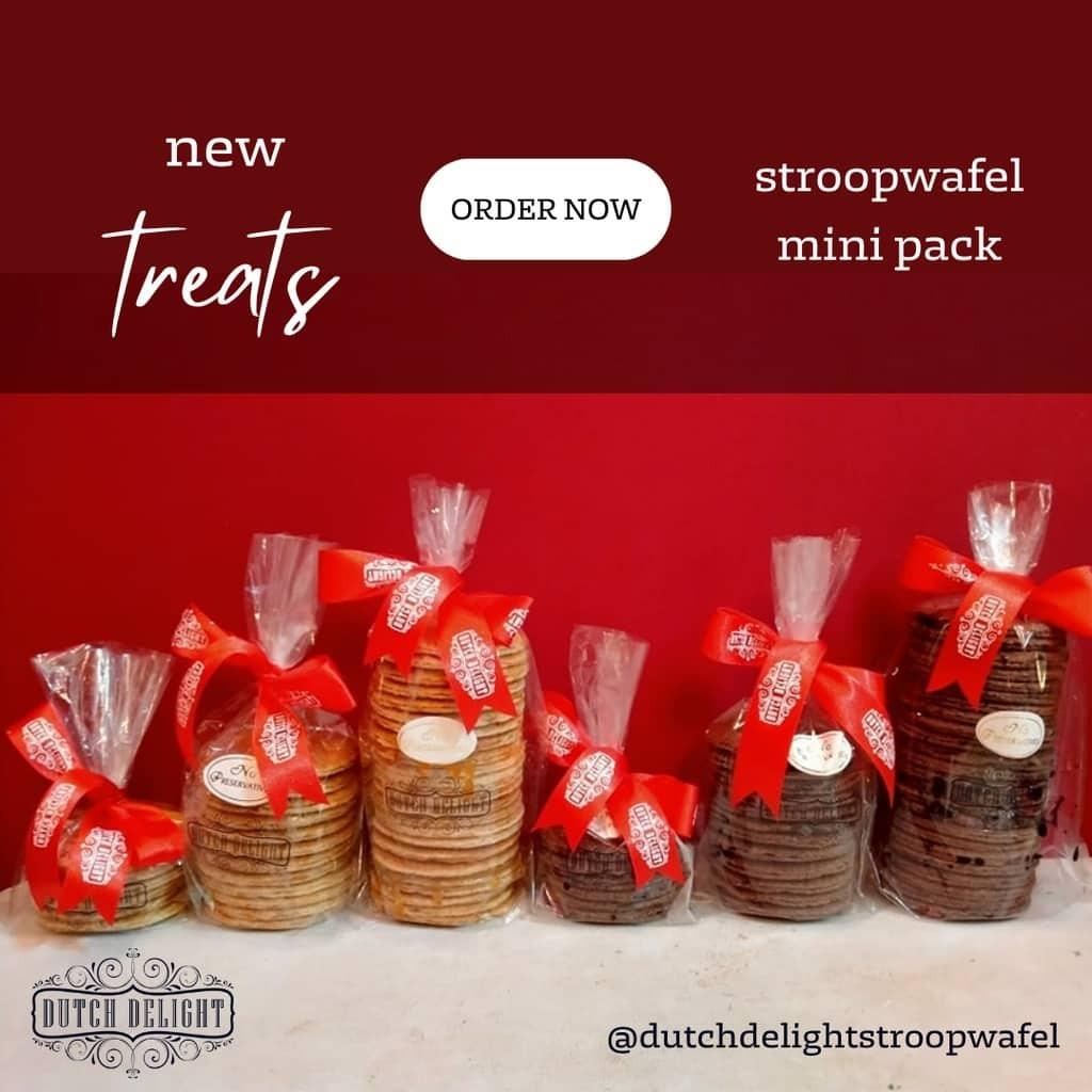 Dutch Delight Stroopwafels Mini Pack of 24, 20 grams/Made by Authentic ...