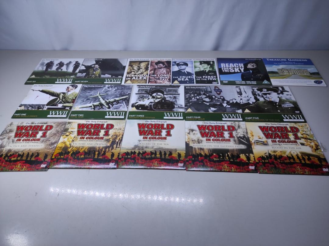 DVD The Daily Telegraph promotional DVD World War 1 and 2 in colour ...