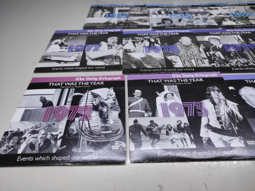 DVD The Daily Telegraph promotional DVD That was the year 1972 - 1988 ...