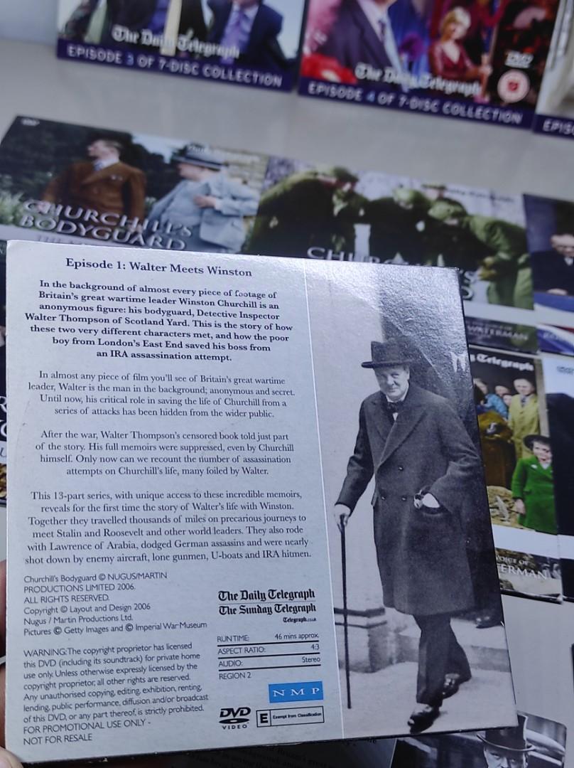DVD The Daily Telegraph promotional DVD Churchill's Bodyguard & Kingdom ...
