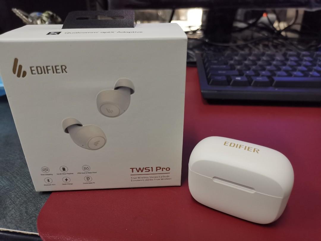 Edifier tws1 pro ivory with sednaearfit, Audio, Earphones on Carousell