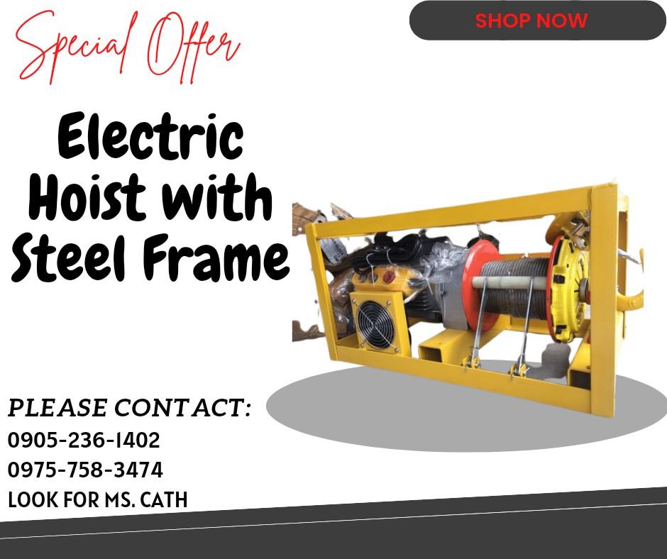Electric Hoist with steel frame, Commercial & Industrial, Construction ...