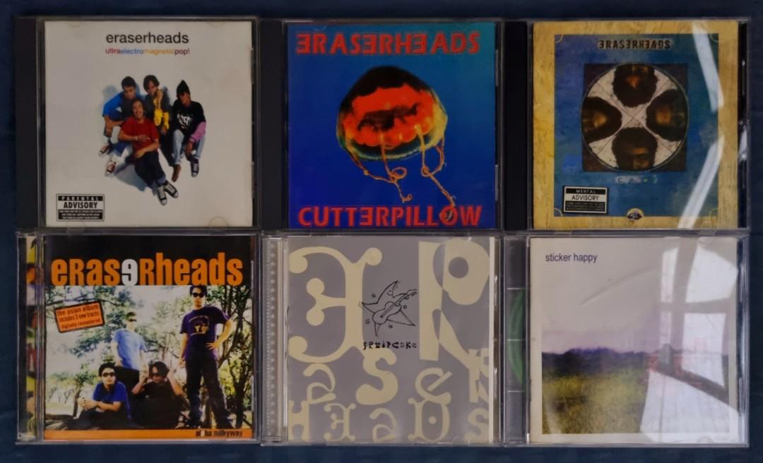 ERASERHEADS CDs SET, Hobbies & Toys, Music & Media, CDs & DVDs on Carousell