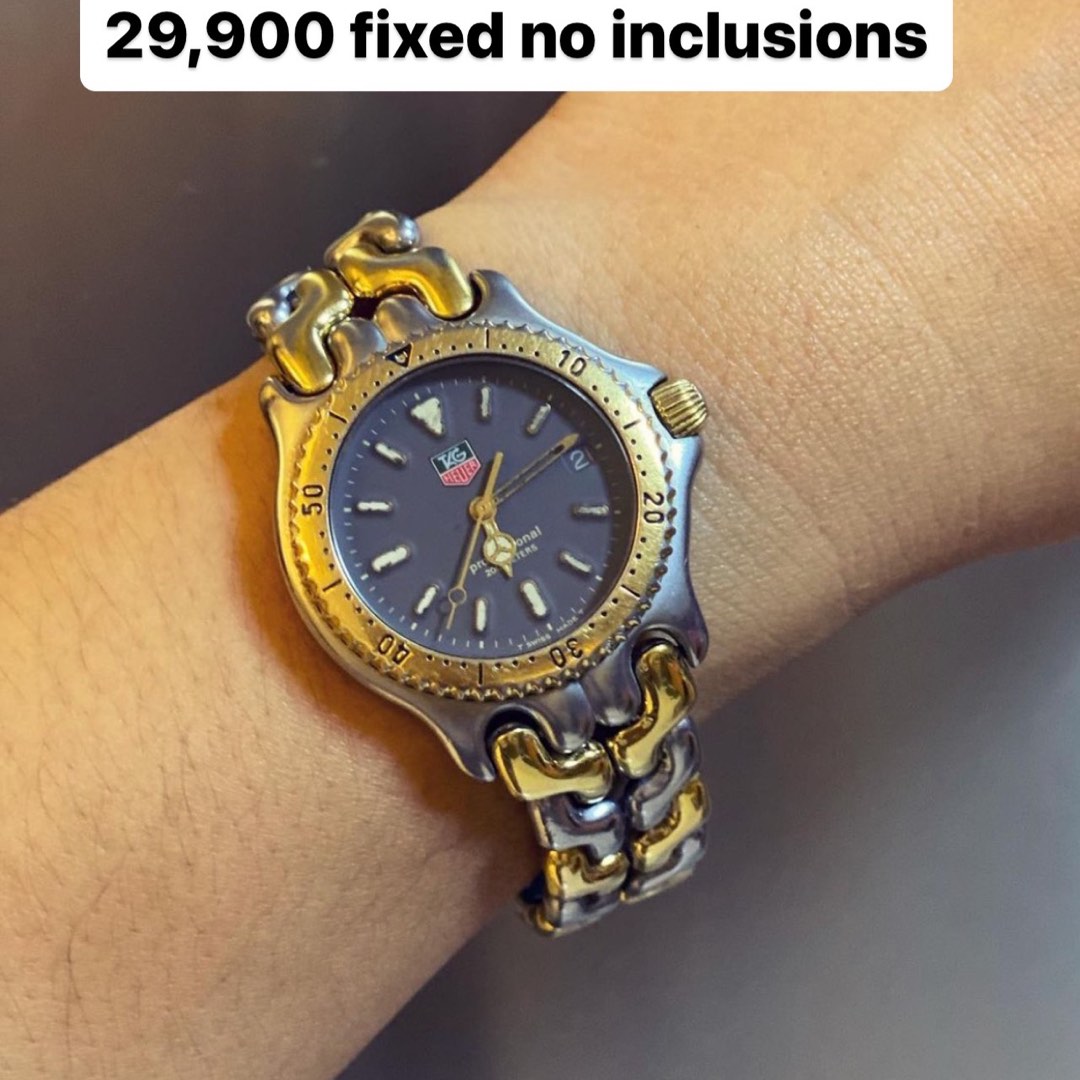 FASTBREAK Authentic Tag Heuer Professional Two toned Watch, Luxury ...