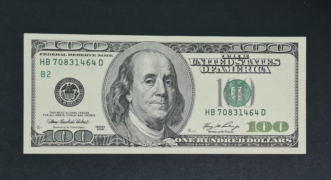 FEDERAL RESERVE NOTES 100 US DOLLARS, Hobbies & Toys, Memorabilia ...