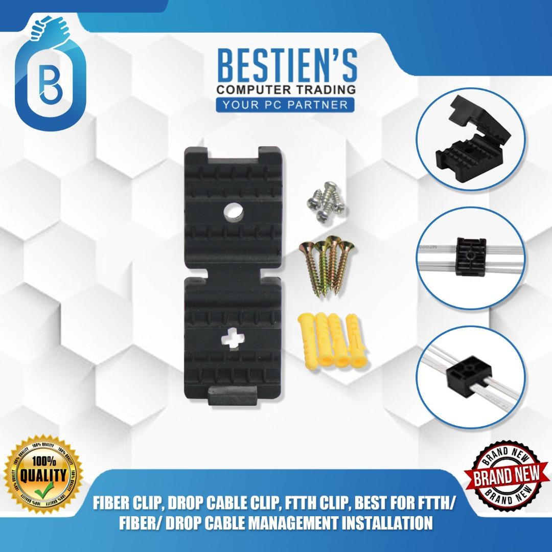 FIBER CLIP, DROP CABLE CLIP, FTTH CLIP, BEST FOR FTTH/ FIBER/ DROP ...