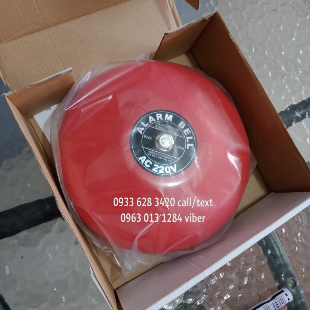 FIRE ALARM BELL - 6 inches, Furniture & Home Living, Security & Locks ...