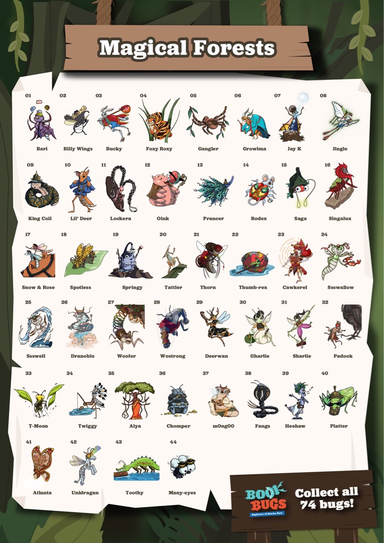 Full Set Book Bugs 3 Explorers of Stories Past, Hobbies & Toys, Toys ...