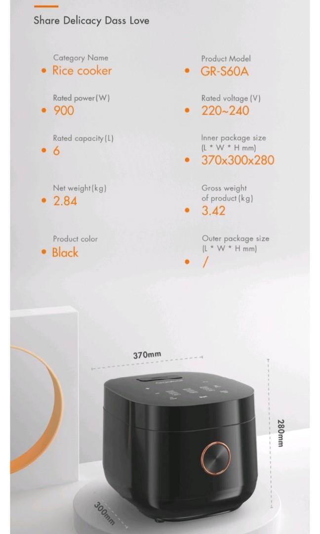 Gaabor - Rice Cooker, TV & Home Appliances, Kitchen Appliances, Cookers ...