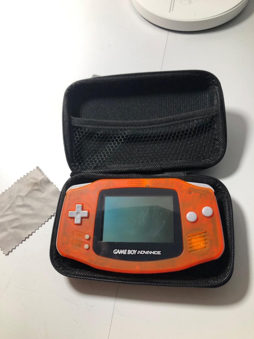 Game boy advance transparent orange, Video Gaming, Video Game Consoles ...