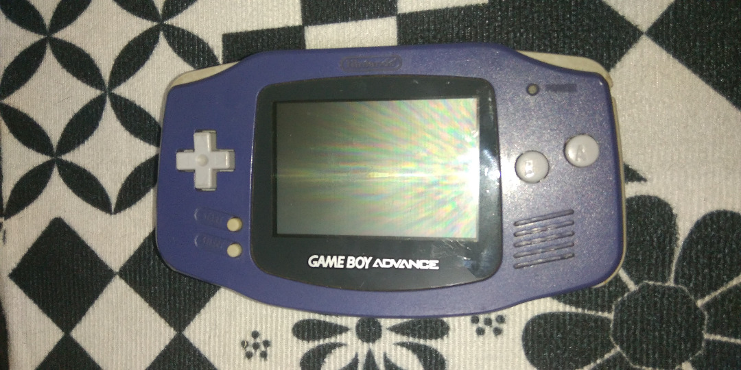 Nintendo Gameboy Advance -Model AGB-001 Indigo Purple W/ 3 Games. - munimoro.gob.pe
