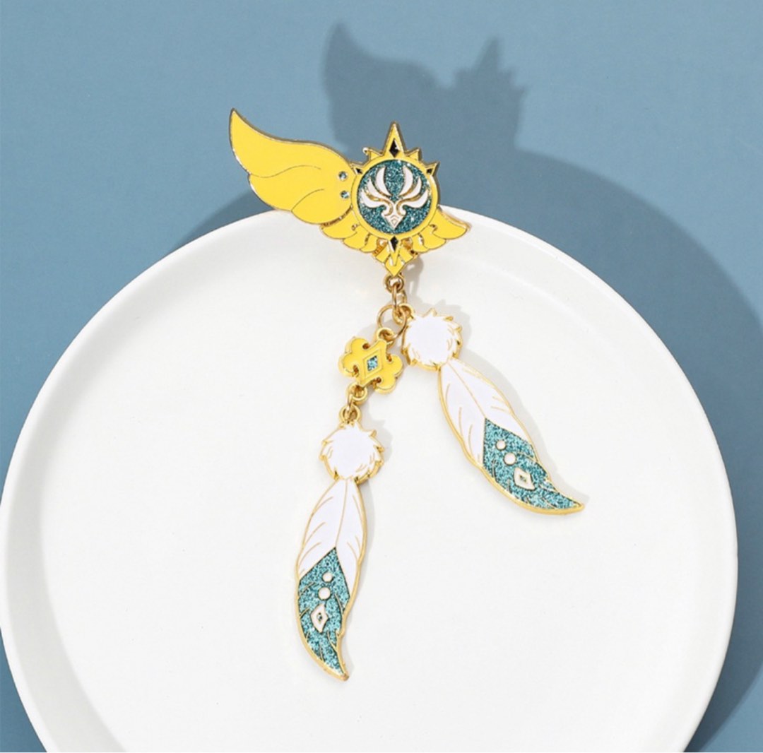 Genshin Impact Venti Enamel Pin, Hobbies & Toys, Memorabilia ...