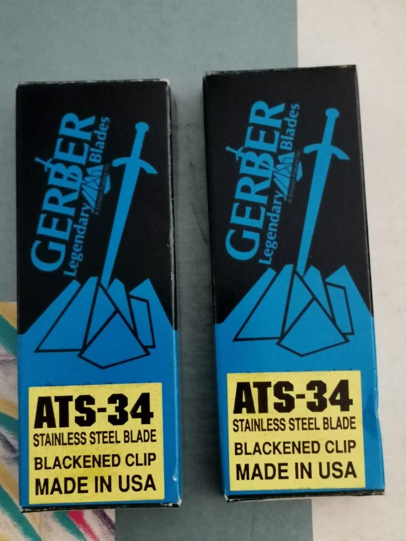 GERBER E-Z-Out ATS34, Hobbies & Toys, Collectibles & Memorabilia ...