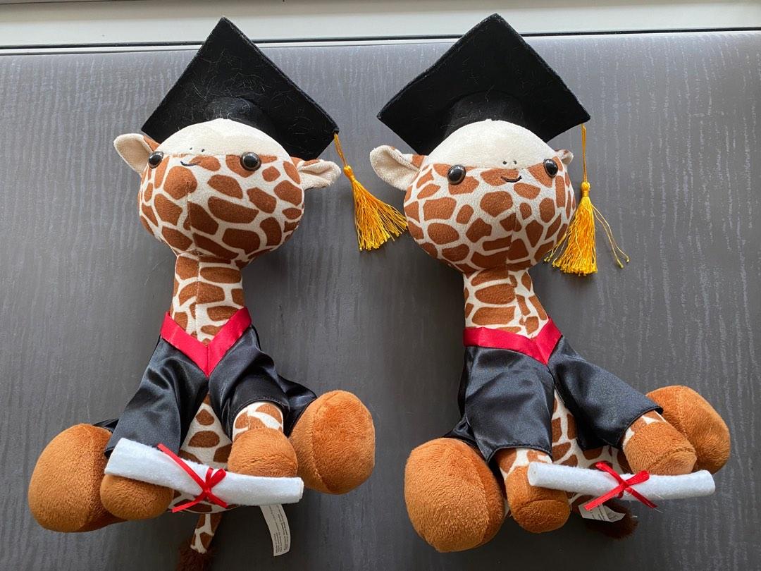 Giraffe graduation plushie gift, Hobbies & Toys, Toys & Games on Carousell